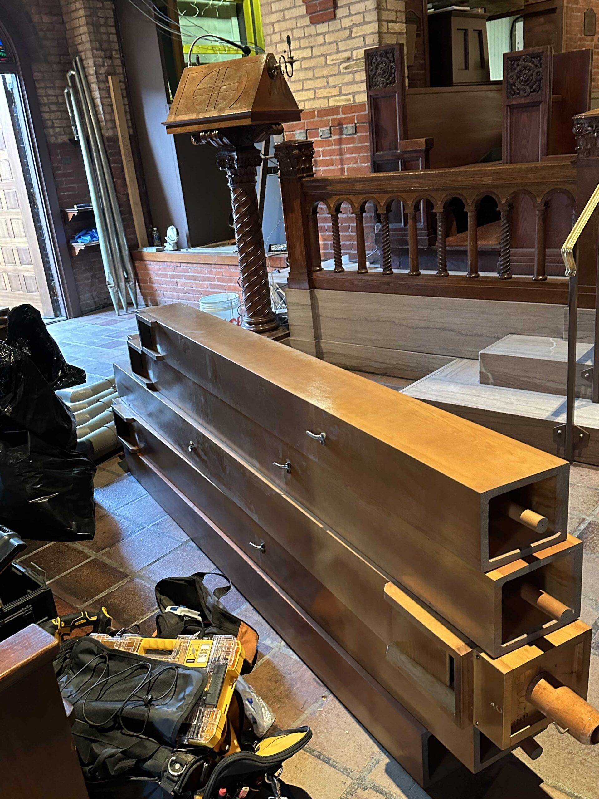 Pipe Organ Removal - St. Peter’s Episcopal Church